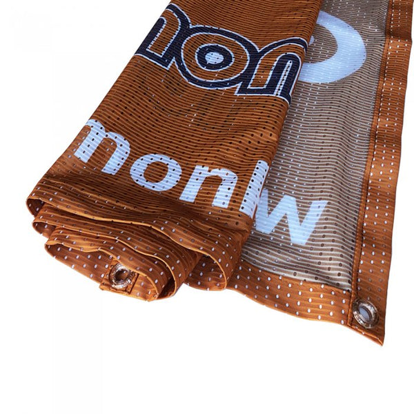Airmesh Polyester Fabric Mesh Banner or flag for indoor or outdoor ...