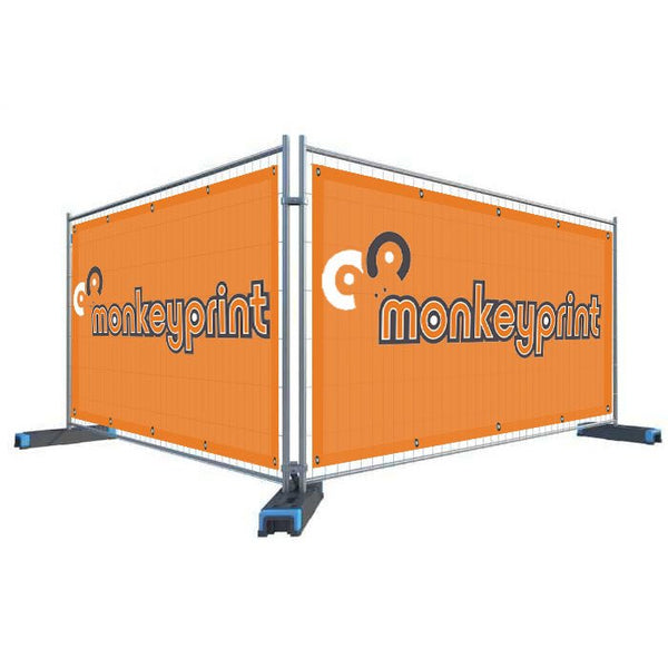 Heras Fencing Banner for Events and Construction Sites – monkey-print.com